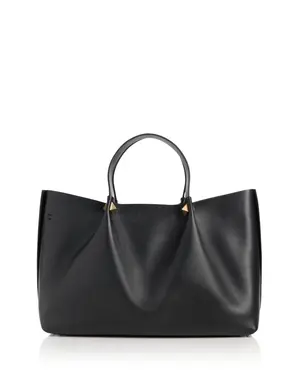 Valentino Garavani Vlogo Large Soft Leather Tote