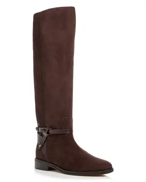 JIMMY CHOO Lawton Tall Boots - Chocolate