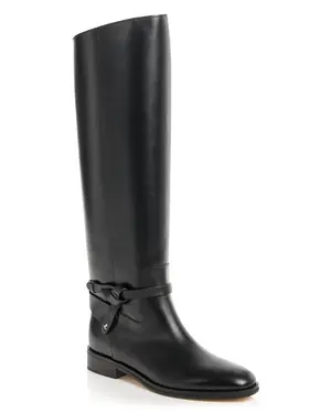 JIMMY CHOO Lawton Knee High Boots - Black