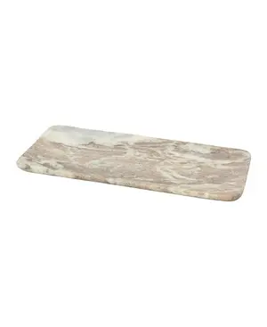 OLIVE GROVE Marble Food Serving Tray - Beige