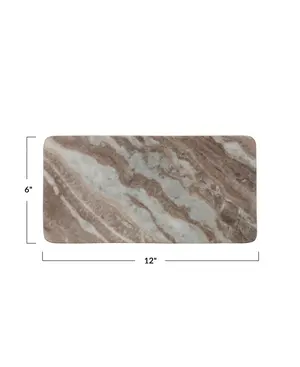 OLIVE GROVE Marble Food Serving Tray