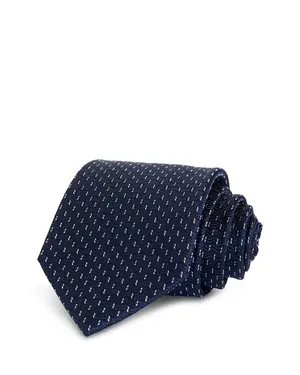 Bloomingdale'S Silk Classic Weave Tie - Exclusive Navy
