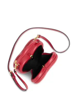 Moschino Heart Leather Top Handle Bag