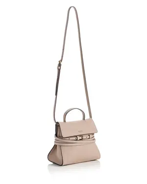 Moschino Tie Me Leather Shoulder Bag