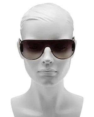Versace Shield Sunglasses, 135mm
