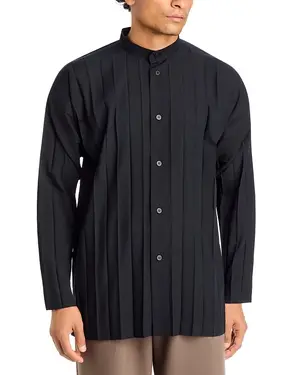 Issey Miyake Edge Long Sleeve Shirt - Black