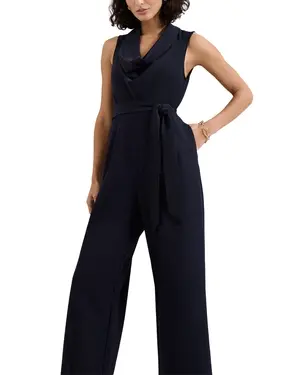 PHASE EIGHT Petite Emry Cowl Neck Belted Jumpsuit