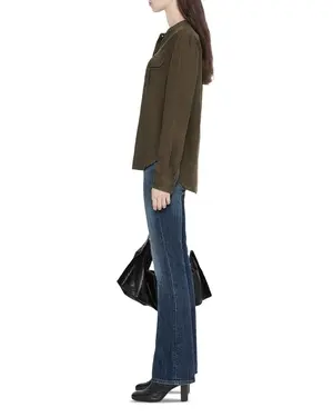 ALLSAINTS Tess Long Sleeve Military Shirt