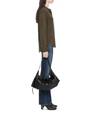 ALLSAINTS Tess Long Sleeve Military Shirt