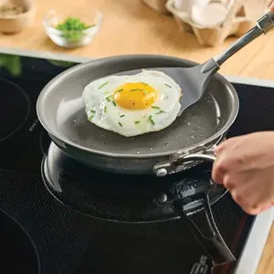 ANOLON Everlast Stainless Steel Ceramic Nonstick Skillet, 8.5