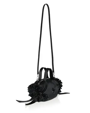 Simone Rocha Mini Rosette Embellished Crossbody Bag