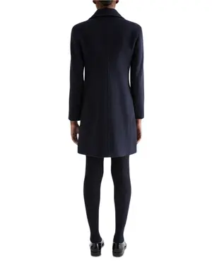 JIL SANDER Tailored Felt Wool Coat