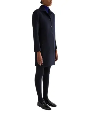 JIL SANDER Tailored Felt Wool Coat