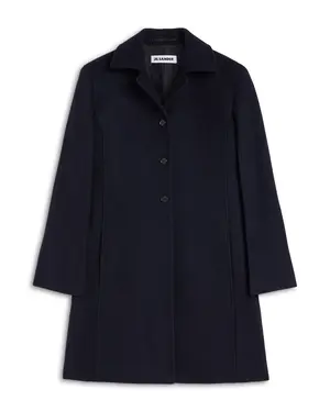 JIL SANDER Tailored Felt Wool Coat