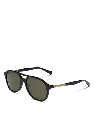 Brunello Cucinelli Aviator Sunglasses, 56mm - Black