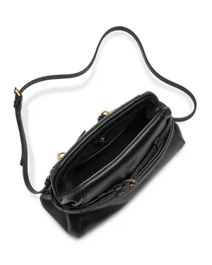 Moschino Tie Me Leather Clutch