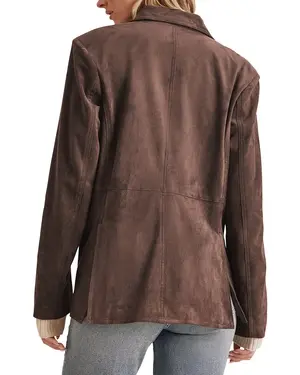 Splendid Ryder Faux Suede Blazer