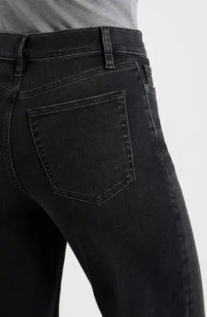 FRAME Le Slim Palazzo High Waist Wide Leg Jeans - Black