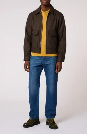 Paul Smith Wool Blend Harrington Jacket