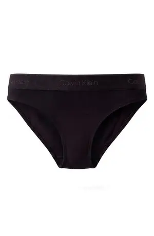 Calvin Klein Icon Cotton Blend Bikini - Black