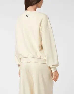 Philipp Plein Fleece Washed Sweatshirt Fairy
