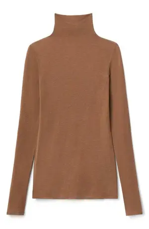 Lafayette 148 New York Fitted Funnel Neck Sweater