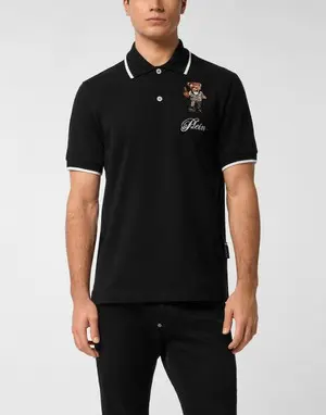 Philipp Plein Polo Shirt Ss Teddy - Black