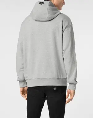 Philipp Plein Hoodie Sweatshirt Ls Strass Hexagon