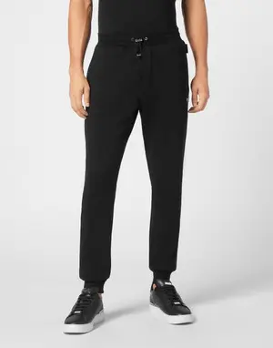 Philipp Plein Jogging Trousers Iconic Plein - Black