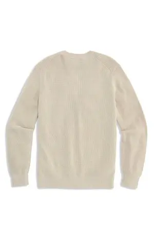 Vineyard Vines Folly Crewneck Cotton Sweater - Clam Shell