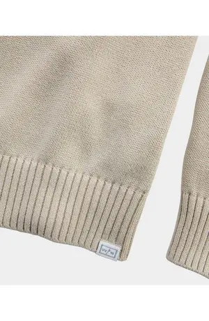 Vineyard Vines Folly Crewneck Cotton Sweater - Clam Shell