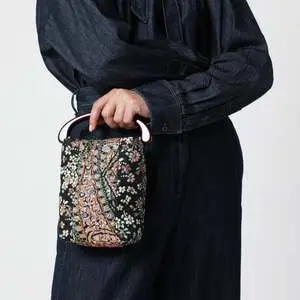 Dries Van Noten Floral Gobelin Micro Bag