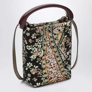 Dries Van Noten Floral Gobelin Micro Bag