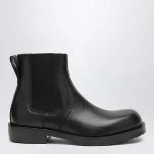 Dries Van Noten Leather Chelsea Boots - Black