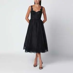 Zimmermann Valiant Silk And Linen Midi Dress - Black