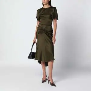Victoria Beckham Bela Crepe Satin Top