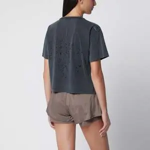 Satisfy Washed Mothtech Cotton T-shirt With Print