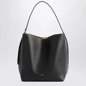 TOTEME Medium Tote Bag In Grained Leather - Black
