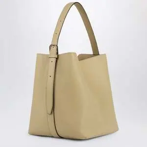 TOTEME Medium Tote Bag In Grained Leather - Beige