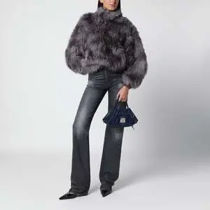 Marc Jacobs Small Navy Cristina Bag In Suede
