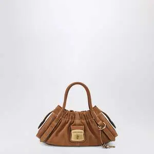 Marc Jacobs Small Copper Cristina Bag In Suede - Brown