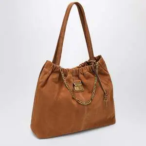 Marc Jacobs Copper The Cristina Tote Bag In Suede - Brown