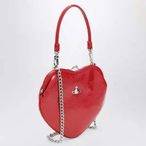 VIVIENNE WESTWOOD Belle Heart Leather Shoulder Bag