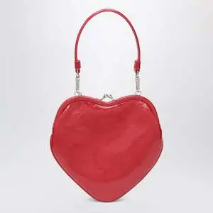 VIVIENNE WESTWOOD Belle Heart Leather Shoulder Bag