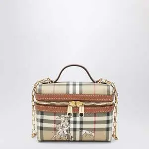 Burberry Check Mates Mini Vanity Bag