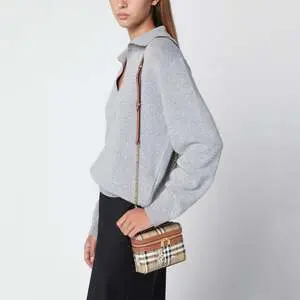 Burberry Check Mates Mini Vanity Bag