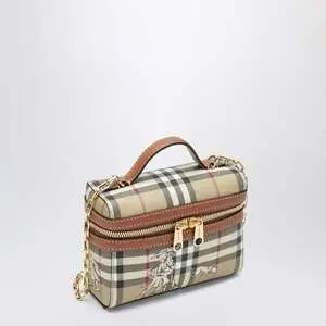 Burberry Check Mates Mini Vanity Bag