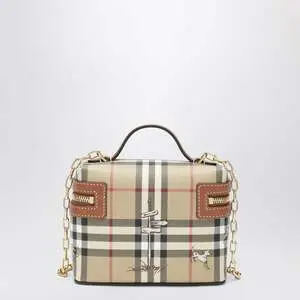 Burberry Check Mates Mini Vanity Bag