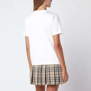 Burberry Cotton Crew-neck T-shirt With Knight Check