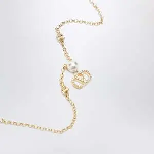 Valentino Garavani Necklace With Vlogo Signature Pendant